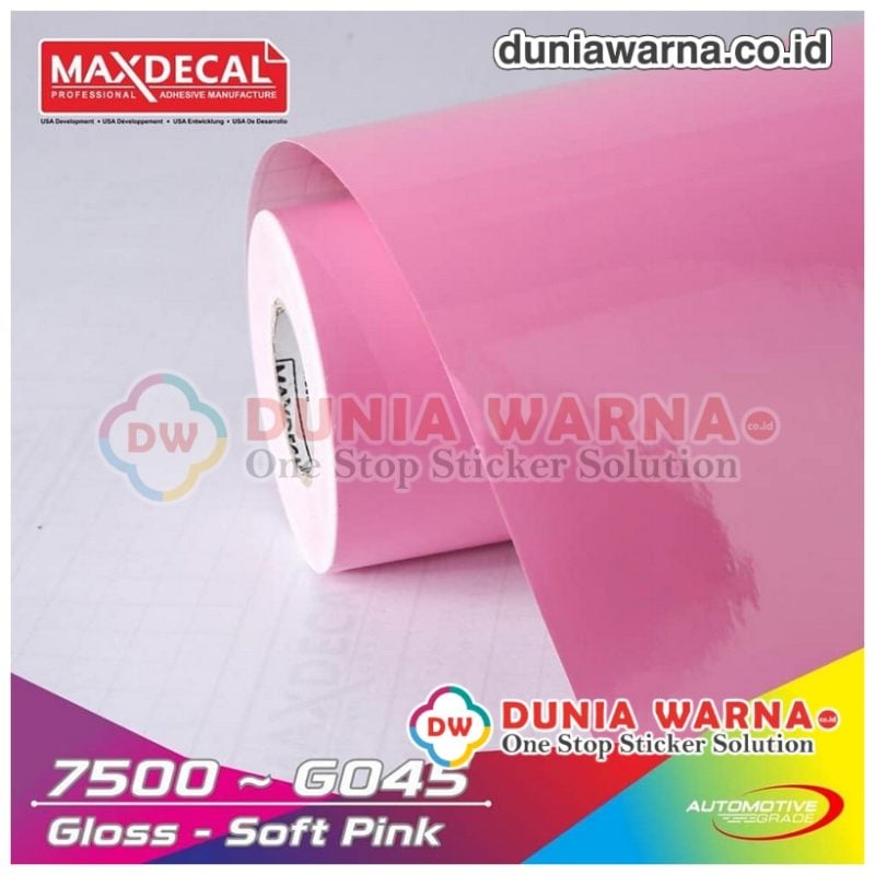 MAXDECAL 7500-G041 Gloss PINK – Dunia Warna Stiker - Toko ORACAL 3M ...
