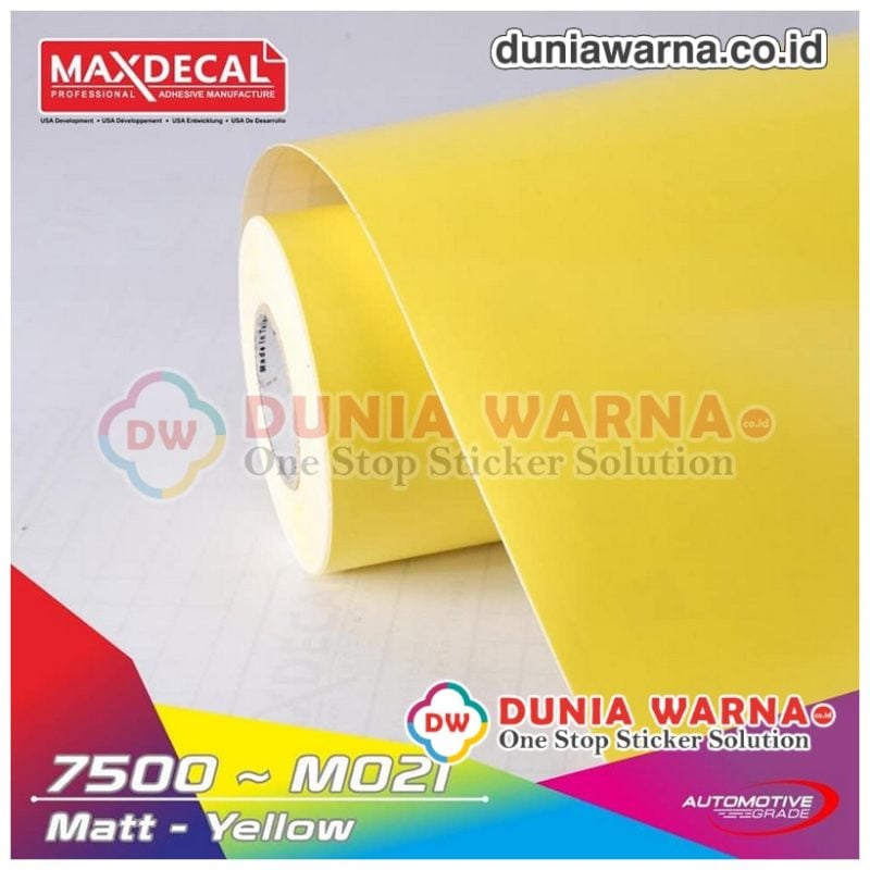 MAXDECAL 7500-M052 Matte AZURE BLUE – Dunia Warna Stiker - Toko ORACAL ...